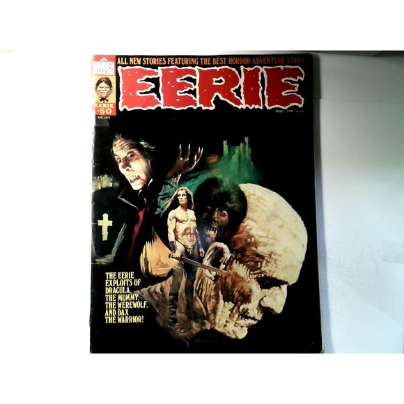 Eerie | Other | Eerie 5 Aug 973 Warren Magazine Horroradventure Comics ...